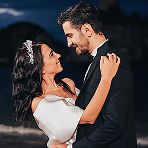 Jaciya Silver Crystal Tiaras Crowns for Women Birthday Tiara for Girls Princess Crown Rhinestone Headband Quinceanera Headpieces Wedding Prom Pageant Party