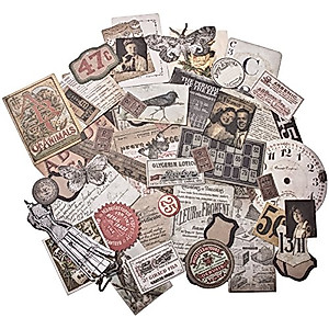 Tim Holtz Idea-ology Thrift Shop Ephemera Pack, 54 Count