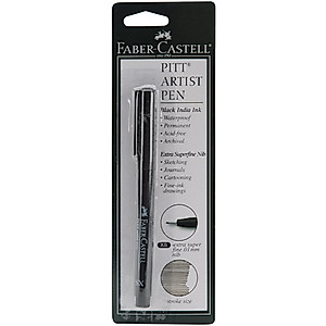 Faber-Castel Extra Superfine PITT Artist Pen, Black