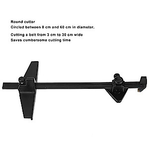 Glass Cutter Circular Glass Cutting Tool, Round Strips Glass Cutter Heavy Duty Hand Operated Glass Cutter, Adjustable Glass Cutting Tool for DIY Art Craft Professional Construction