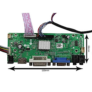 LCDBOARD HDMI Audio Controller Board for 13.3 inch 1280x800 N133IGE B133EW07 LTN133AT09 LP133WX2 LP133WX3-TLA1 B133WE04 30Pin LVDS Screen
