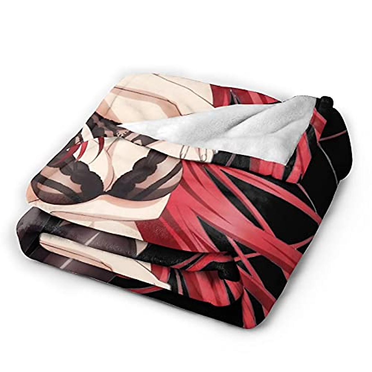 Grtswp High School DxD Throw Blanket Rias Gremory Blanket Bedroom air Conditioning Blanket 60x50, Black