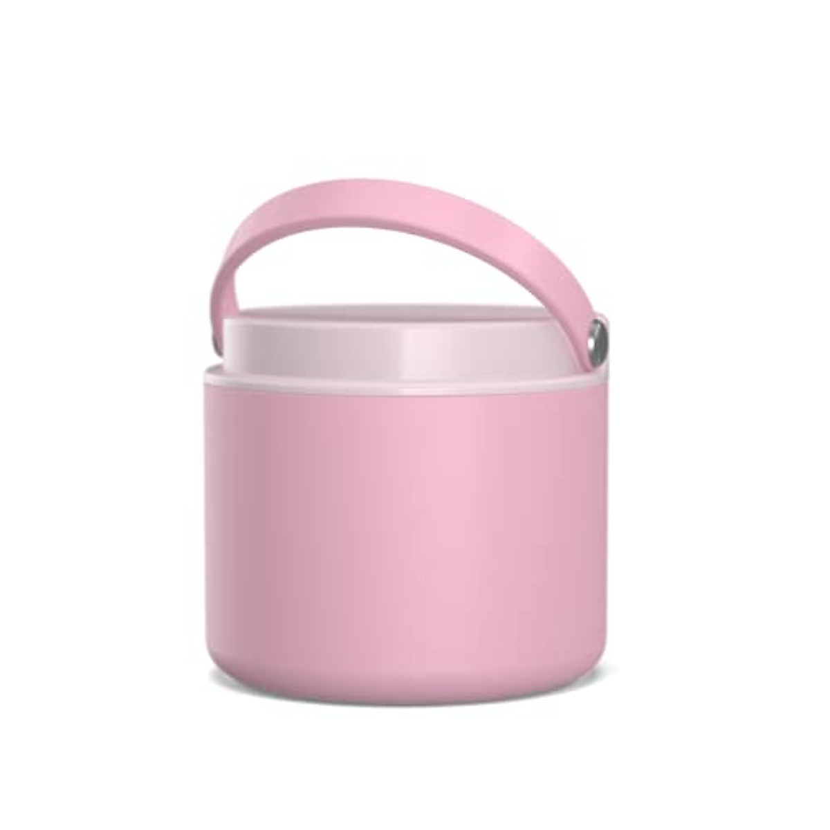 Hydrapeak 18oz Stainless Steel Vacuum Insulated Thermos Food Jar | Kids Thermos for Hot Food and Cold Food, Wide Mouth Leak-Proof Soup Thermos for Adults, 10 Hours Hot and 16 Hours Cold (Pink)