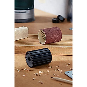 Bosch Home and Garden 1600A0014U Straight Shank Sleeve Plus Sanding Sheet AS60 Set for Bosch PRR 250 Removing Roller, Set of 2 Pieces
