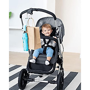 Skip Hop Universal Stroller Hook, Stroll & Connect, Grey (Discontinued by Manufacturer)