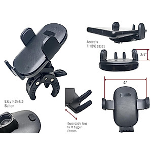 Phone Mount holder compatible with Hyundai Elantra (2021 2022 2023) dashboard | Compatible with Magnetic, magsafe, clamp on, cradle and wireless charger