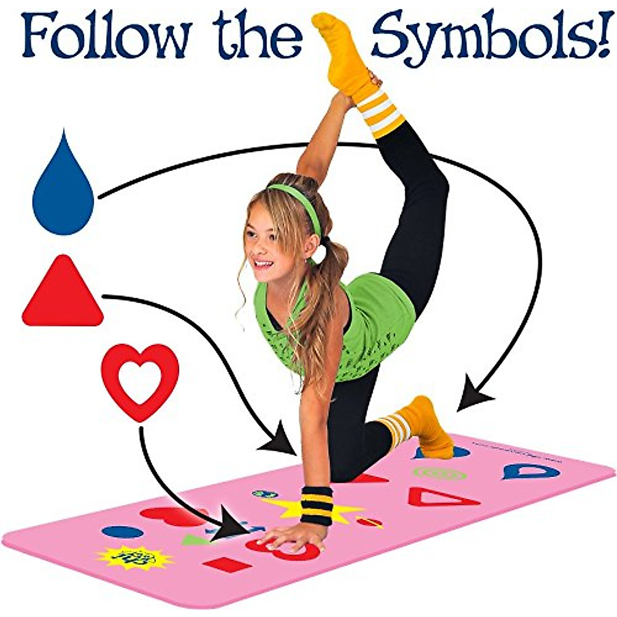 Chi Phresh Yoga Mat & Game (Pink, Kids)