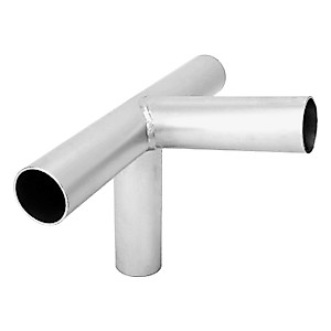 GoodsZone Canopy Fittings 1-3/8" Slant roof Carport Deck Shed Frame Connectors 4/Pack, Without Poles (Center Section)