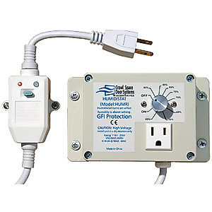 Crawl Space Humidistat Humidity Controller System - Efficient Moisture Control for Crawl Spaces, Basements and Enclosed Spaces