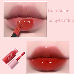 10 Colors Lip Stain Long Lasting Waterproof, Tinted Cheek & Lip Stain, Korean Lip Tint, tinta para labios, Mini Liquid Lipstick Set