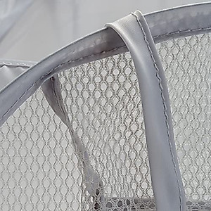 Woolite Pop-Up Laundry Hamper, Dimensions: 13.8" W x 13.8" D x 23.7" H, Pops Open, Collapsible, Durable Carry Handles, Laundry, Accessories