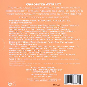 Juvia's Place The Magic Mini - Bright and Bold Red, Shades of 16, Eyeshadow Palette, Professional Eye Makeup, Pigmented Eyeshadow Palette, Makeup Palette for Eye Color & Shine