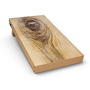 Design Skinz Wood Skin Set for Cornhole (Skin Only) - Light Knotted Woodgrain