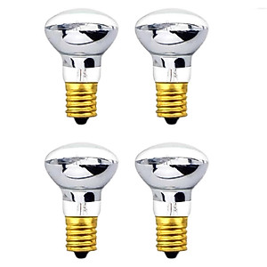 4 PCS R39 Reflector Type Bulb, 40W 120V Replacement Light Bulbs for Lava Lamp, Reflector Lava Lamp Bulb, R39 E17 Socket