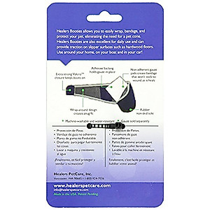 HEALERS PetCare Medical Dog Bootie, Single Unit - Blue