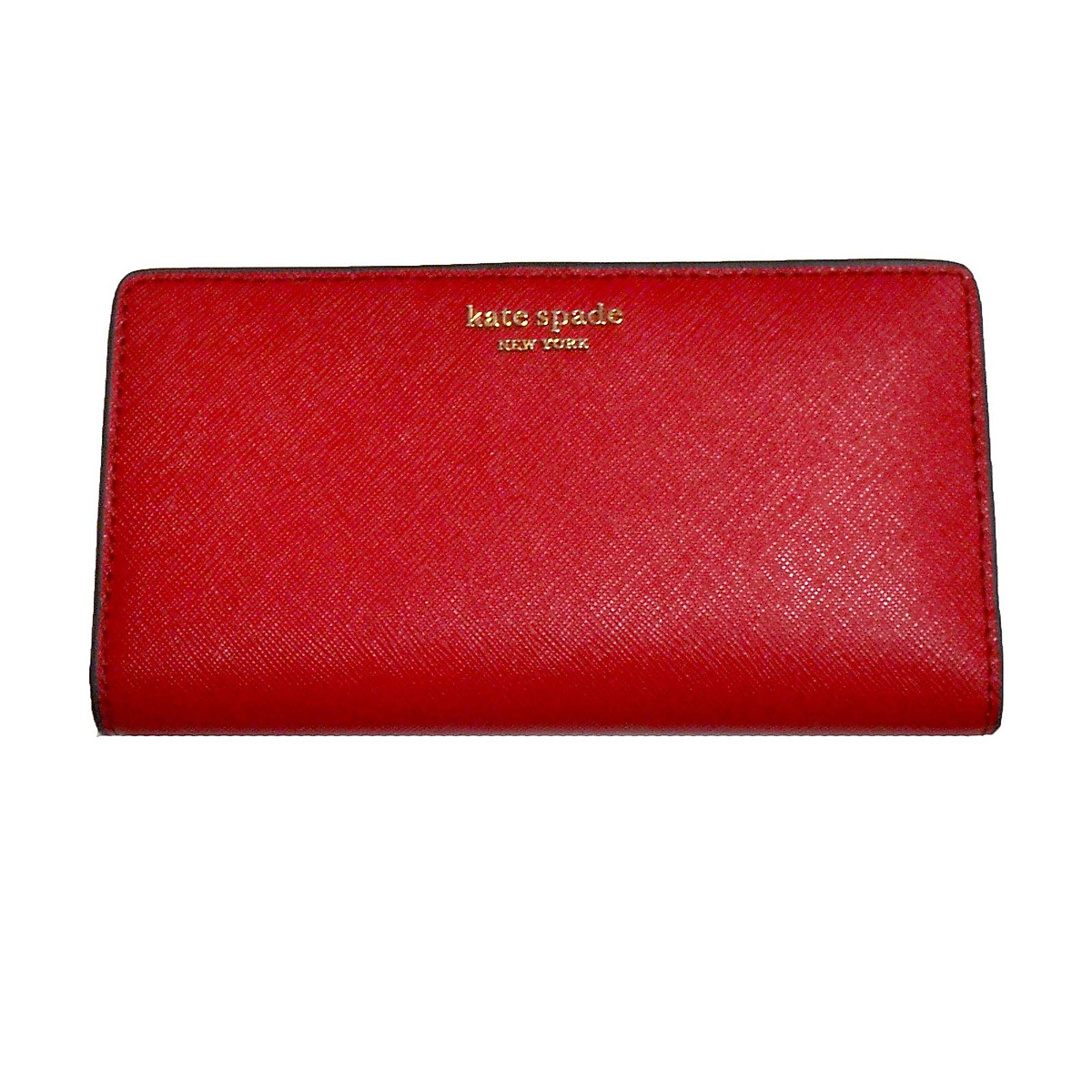 Kate Spade New York Cameron Large Slim Bifold Wallet (Rosso)