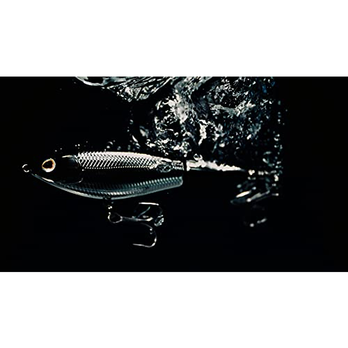 Berkley Choppo Saltwater Fishing Hard Bait, Black Chrome, 120mm - 1 oz