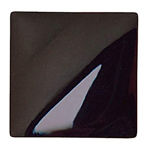 Amaco 402802 Velvet Underglaze, 1 Pint Jar, Velour Black V-370