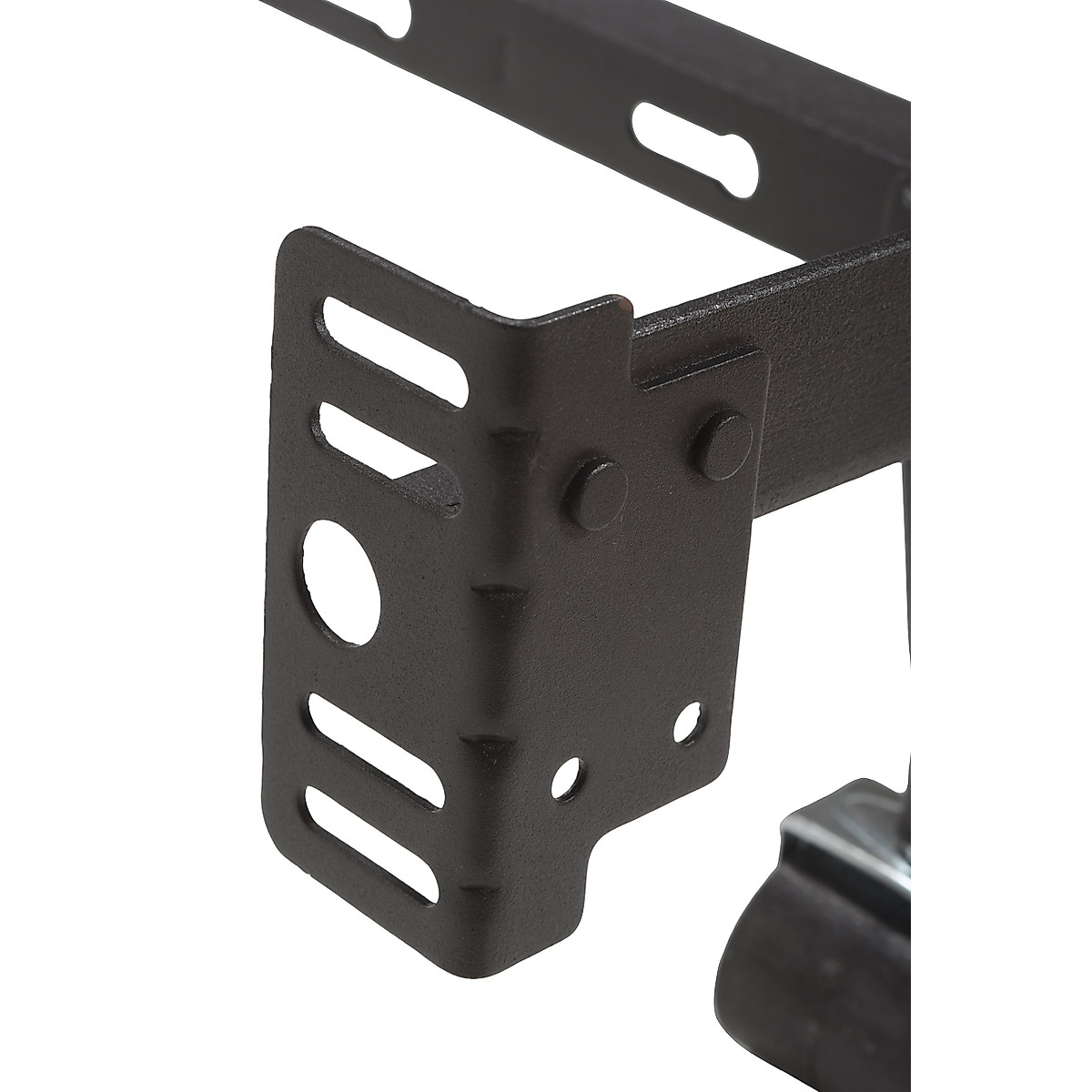 King's Brand 7-Leg Heavy Duty Adjustable Metal Queen Size Bed Frame with Center Support Rug Rollers and Locking Wheel