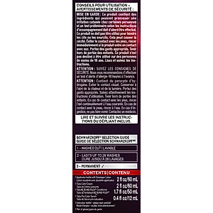 Schwarzkopf Keratin Color Permanent Hair Color Cream, 5.88 Deep Red, 1 Kit