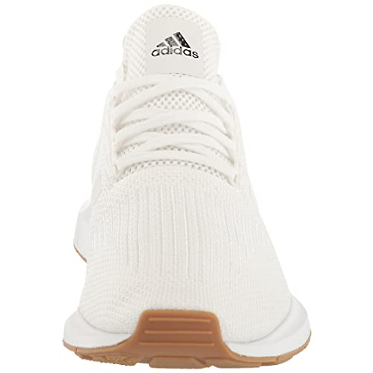 adidas Men's Swift Run Sneaker, White/White/Core Black, 10