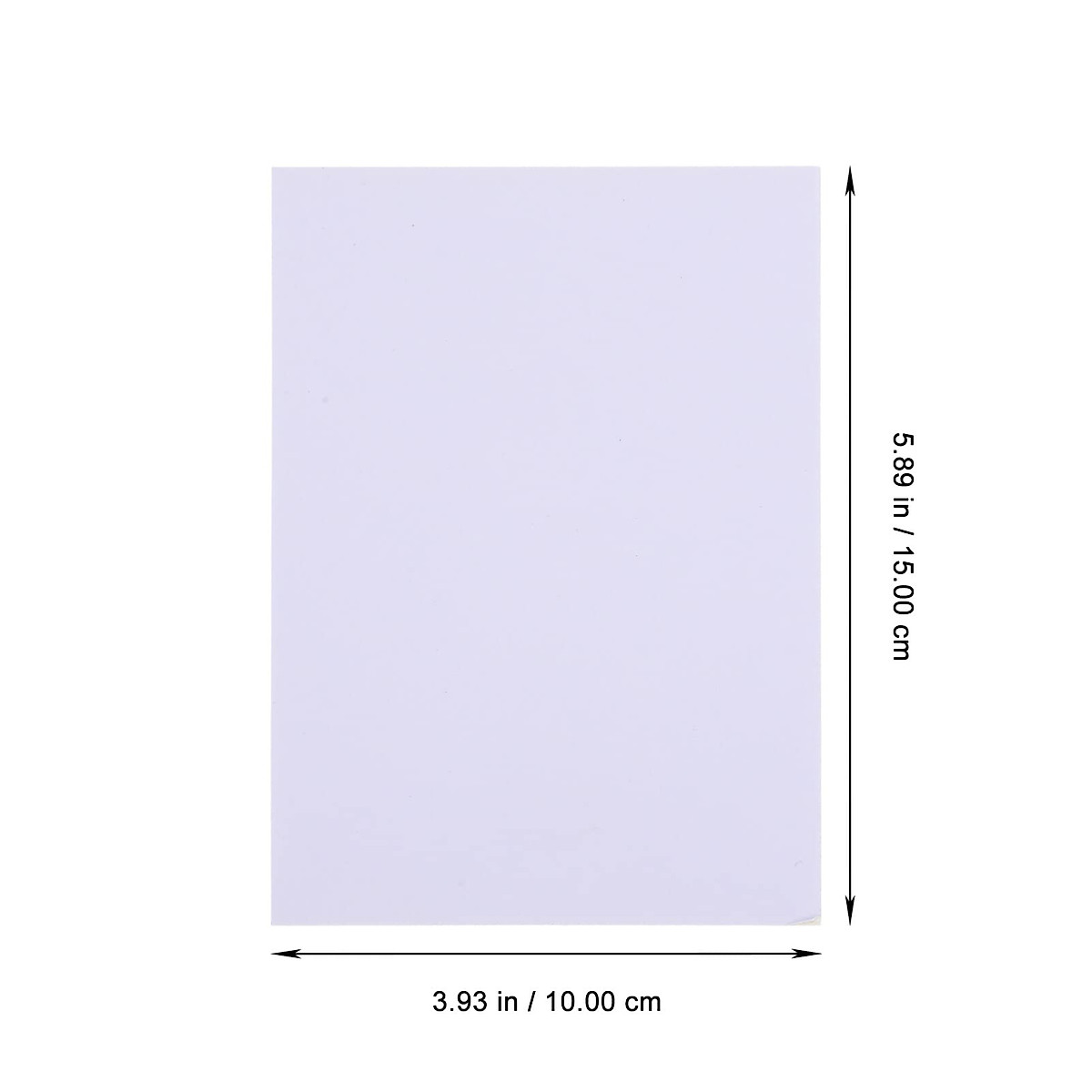 TEHAUX 20pcs White Picture Mat Set Uncut Photo Mats Photo Frame Backing Matting Picture Board Mat Paperboard Core Bevel Cut Mattes for Photos Artworks Craft Supplies