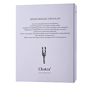 Ckakra Tuning Fork Kit,Rose Quartz Crystals Decor,2048hz Tuning fork, Meditation Mindfulness items,Zen Decor,Retirement Gifts for Women, Lilac Gift Packages,Rose Gold