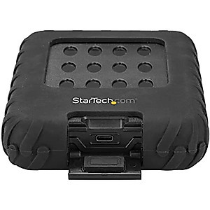 StarTech.com 2.5" SATA SSD/HDD Hard Drive Enclosure - USB 3.1 (10Gbps) External Hard Drive Case - IP65-Rated Enclosure (S251BRU31C3)