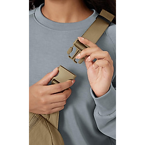 ODODOS 2L Belt Bag for Women Men, Crossbody Fanny Packs with Adjustable Strap Waist Pouch for Workout Hiking Running Travel, Field