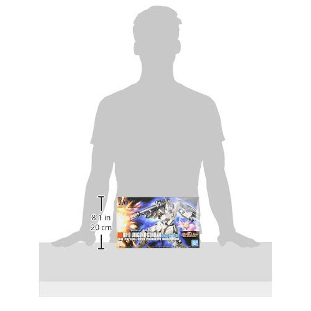 Bandai Hobby - Gundam UC - #101 Unicorn Gundam (Unicorn Mode), Bandai HGUC 1/144 Scale Model Kit