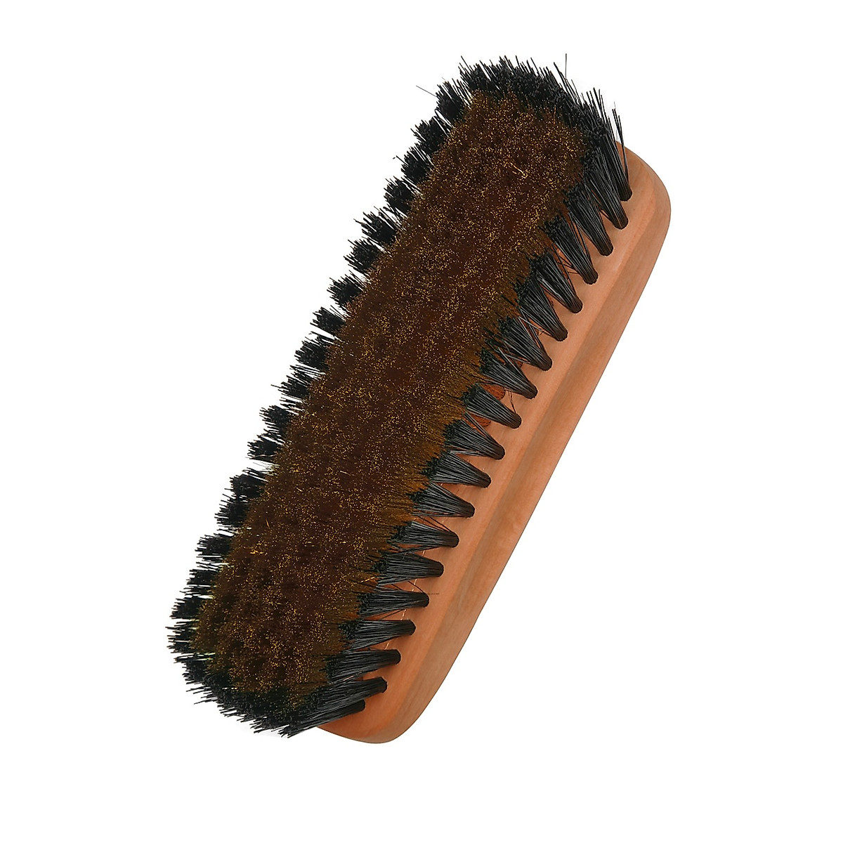 Redecker Natural Pig Bristle/Bronze Wire Clothes Brush with Pearwood Handle, 5-1/4-Inches