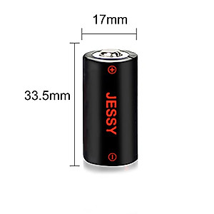 JESSY 12 Pack CR123A Lithium Batteries, 3.7V 750mAh Rechargeable Batteries for Arlo Wireless Cameras VMC3030 VMK3200 VMS3330 3430 3530 and Flashlight Polaroid Microphone