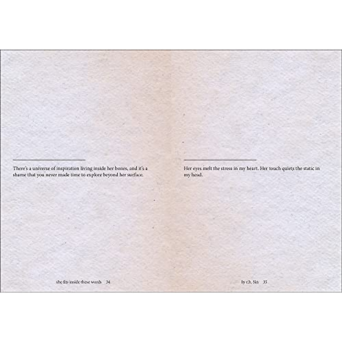 She Fits Inside These Words (Volume 4) (What She Felt)