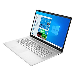 HP 2023 Newest 17.3 inch HD Thin Laptop, Intel Core i5-1235U (Up to 4.4GHz, 10 cores), Intel Iris Xe Graphics, 16GB RAM, 512GB PCIe SSD, WiFi6, Bluetooth5, Windows 11 Home, Silver + 3in1 Accessories