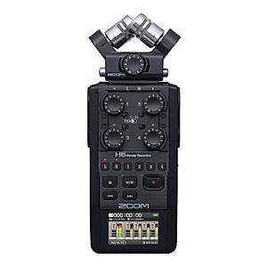 H6 All Black Handheld Recorder (Renewed)