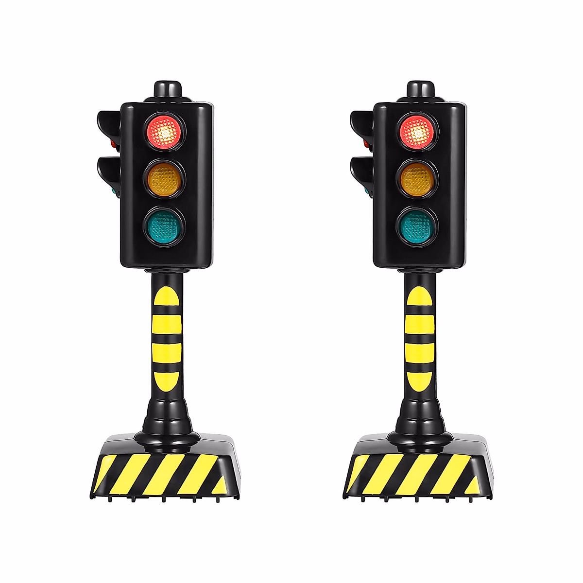 TOYANDONA 2Pcs Mini Traffic Light Toddler Traffic Light Toy Early Education Traffic Toy for Boys Girls Preschool Chinese Version