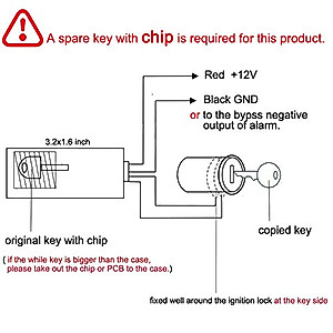 BANVIE Car Immobilizer Transponder Bypass Module for Chip Key (a Spare chip Key is Required ! only for chip Key, not fit for Other Immobilizer Way)