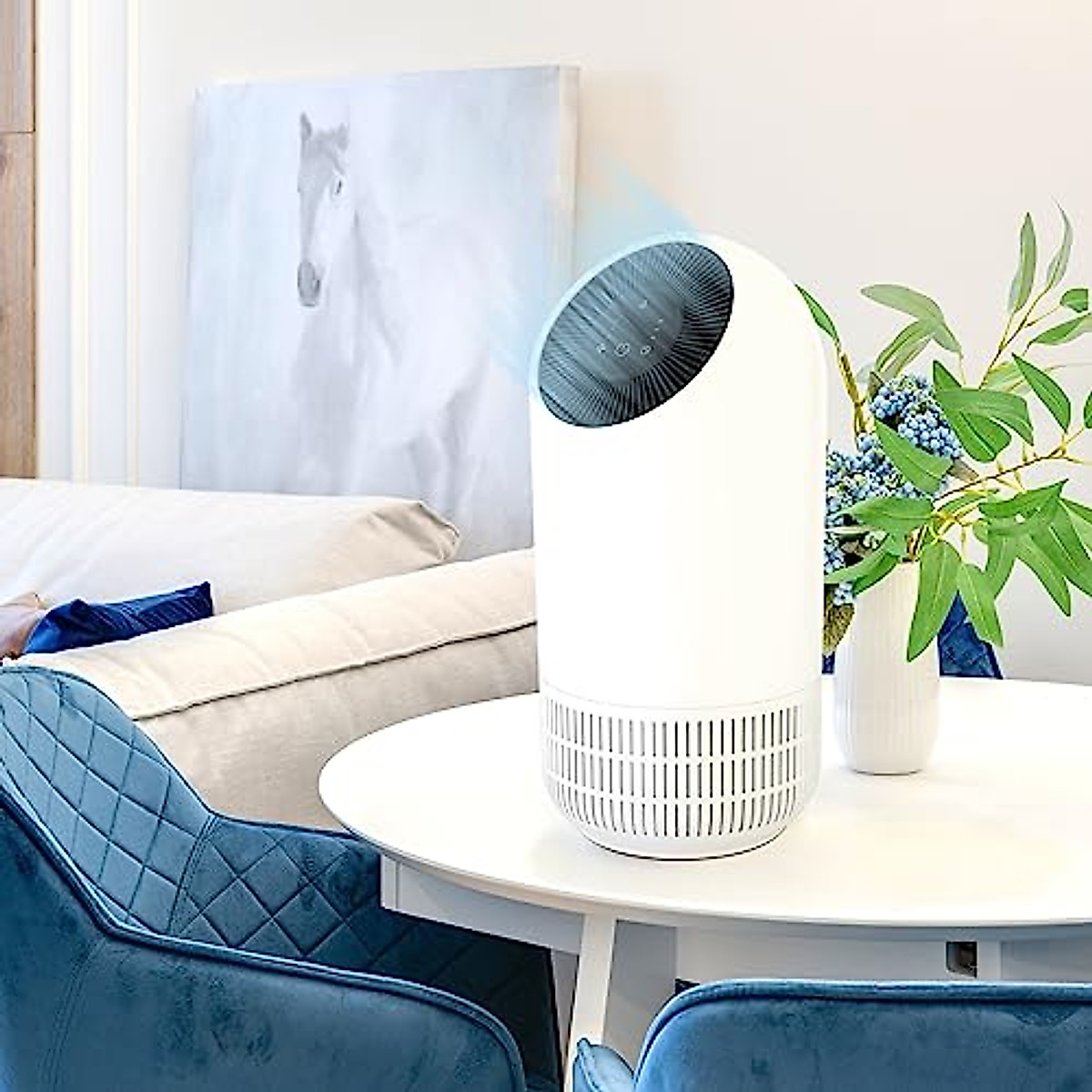 2-Pack Fillo|Halo|Allo True HEPA Replacement Filter Compatible with Afloia Fillo, Afloia Halo, Mooka Allo Air Purifier, 3-in-1 H13 True HEPA Filtration