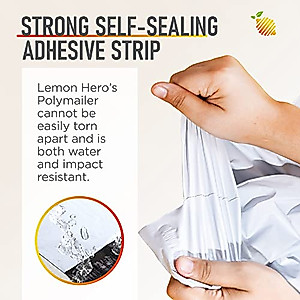 XXL Jumbo Expansion Poly Mailers 24 x 21 x 6 inches (Expandable - Gusseted) - 30 Pack - Tough Plastic Privacy Mailing Envelopes from Lemon Hero Office Solutions