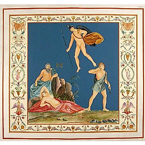 Detail of a fresco in the 'Domus Aureus'