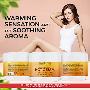 Majestic Pure, Moisturizing Cream (4 Oz, Hot Cream)