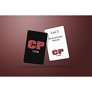 Cp Time Game: A Party Game for US - Card Game for The Culture. Beat The Unpredictable Timer!, Black Trivia Style Game, Multiple Categories: Pop Culture, Music, General Knowledge, & More!