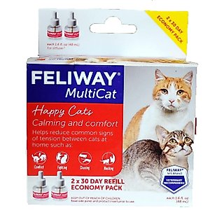 FELIWAY Multicat Diffuser Refill 2 Refills 48ml Each