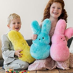 Animal Adventure | Shaggy Bunny Peeps | 15” Collectible Plush | Pink
