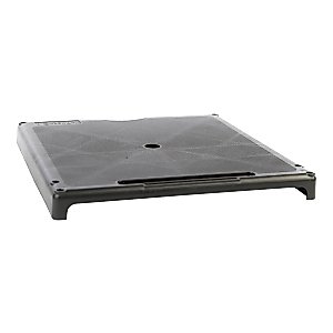 Vu Ryte Stackable 1 Inch Computer Monitor Riser Stand, VuRyser 1, Black, VUR 2455 Single Unit