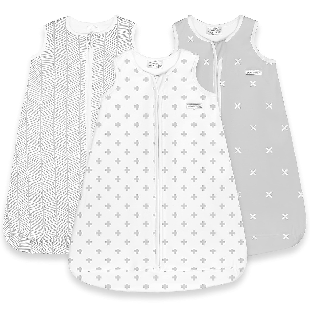 Baby Sleeping Bag Sack – Infant Sleeping Bags 12-18 Months – 3 Pack - Cotton Wearable Blanket Baby Sleep Bag – Unisex Zip Up Baby Bag for Sleeping for Boys & Girls – Breathable Bag Sleepers for Babies