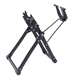 Cross Land Wheel Holder Bicycle Wheel Maintenance Wheel Truing Stand, Bike/Bicycle Tire Truing Stand, Foldable Home Mechanic Truing Stand Suitable for 16" - 29" 700C Wheels, Professional Bicycle Rim