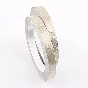 ADSWIN Faraday Tape,Copper Nickel Plated Conductive Electrode Tape Fabric,RF/EMI/EMF Shielding,Grounding(Size:50mmX50m/2inX164ft) (Color : 50mmX50m/2inX164ft)