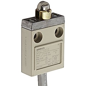 "Omron Automation D4C-1602 Switch, PREWIRED, Limit, Sealed, COMPACT, Roller PLUNGER, 1.2KG OPERATING FORCE"