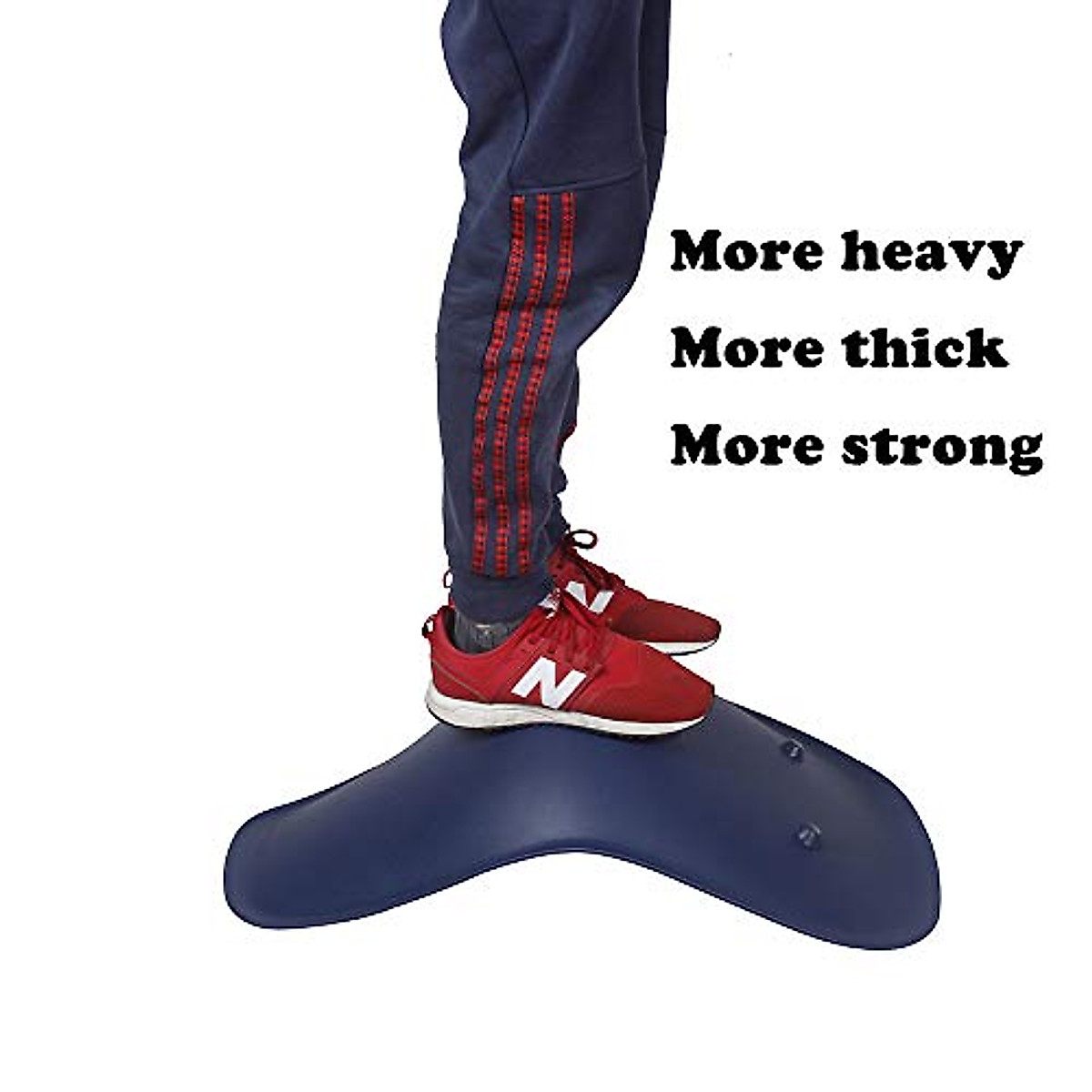 GIA Contemporary Armless Dining Chair, Qty of 1, Blue Seat with Black Metal Legs